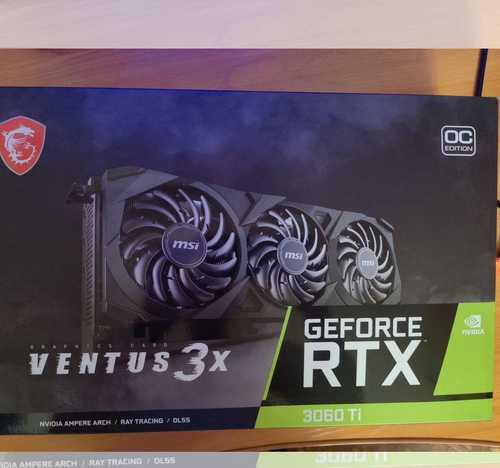 Видеокарта RTX 3060ti MSI Ventus 3x 8gb gddr6X