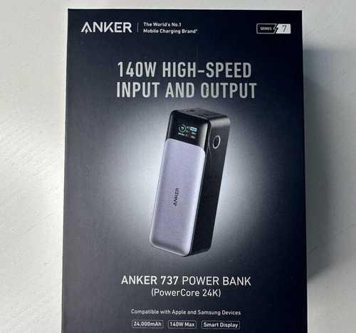 Внешний аккумулятор Anker 737 Power Bank