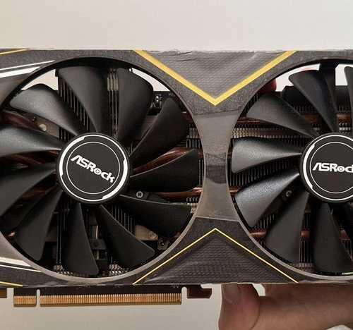 Видеокарта Asrock rx5700 (новый кожух и кулера)