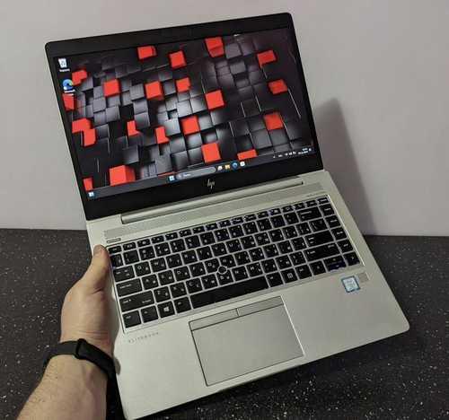 Мощный HP Elitebook 14"FHD IPS i5 8350/16/512