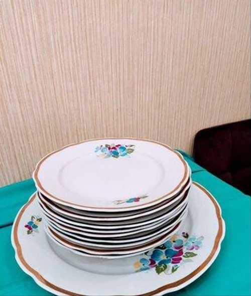 Наборы тарелок новые СССР 10+6+6 шт