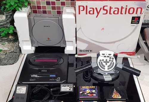 PS1 scph-5500, Sega, Miсro Bike - Vibro