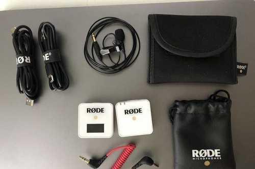 Rode wireless go 1 white + rode lavalier go