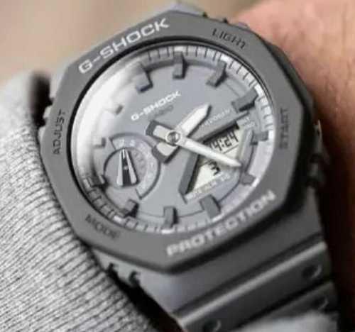 Часы наручные Casio G-Shock GA-2100 серые