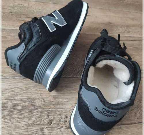 Новые Кроссовки зимние new balance замша