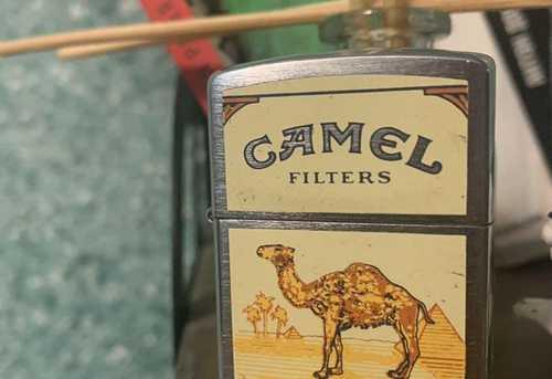 Винтажная зажигалка Zippo Camel