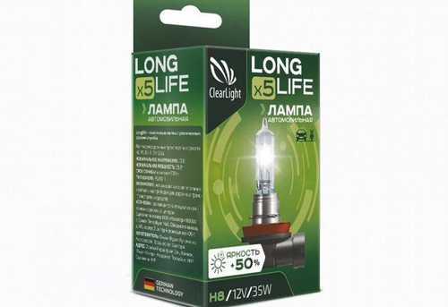 Лампа h8 longlife, +50 яркость 12v-35w галоген