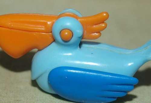 Игрушка киндер птица пеликан (1996 год)