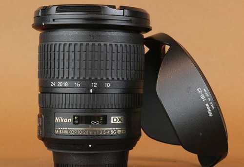 Nikon Nikkor AF-S 10-24mm f/3.5-4.5G (id 20785)