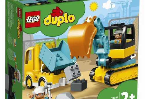 Lego duplo грузовик и гусеничный трактор 10931