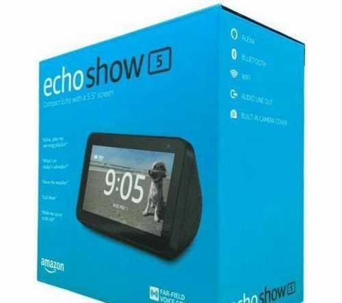 Умная колонка с дисплеем amazon echo show 5