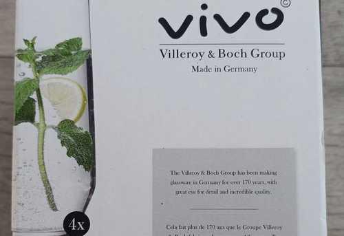Высокий бокал набор 4 шт Vivo Villeroy Boch новый
