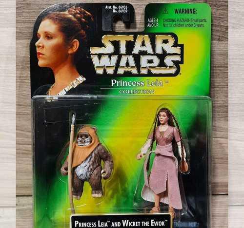Princess Leia and Wicket / Star Wars / Hasbro