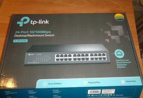 Коммутатор 24 порта 10/100 Мб/с TP-Link TL-SF1024D