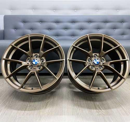 Диски бронза 763M R19 5x120 на BMW F10 F30