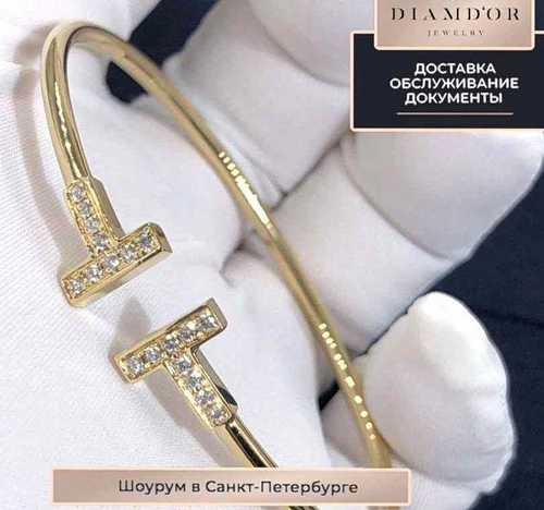 Браслет Hot Tiffany T Wire 0,22 ct