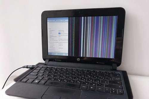 Ноутбук HP Mini 110-3700 разбитый дисплей