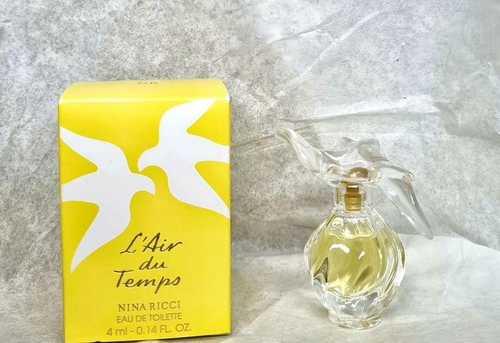 Nina Ricci L'Air du Temps винтаж миниатюра