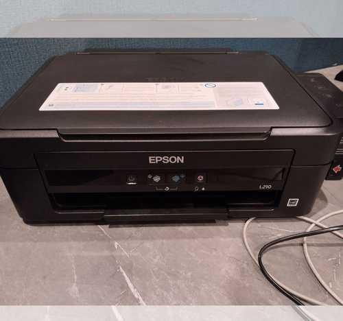 Принтер сканер копир Epson L210 бу черный