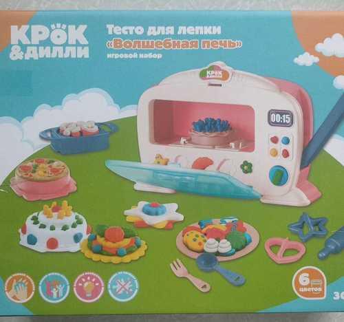 Набор тесто для лепки микроволновая печь новый