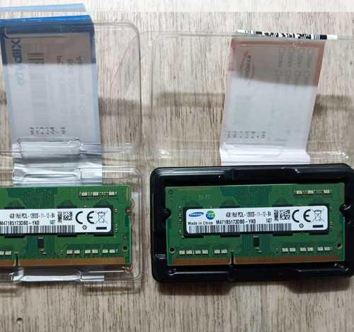 Оперативная память Samsung ddr3 PC 12800L\ 2*4gb