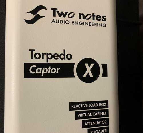 Two notes Torpedo Captor X 8