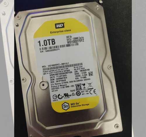 New Жесткий диск HDD Western Digital Se 1TB