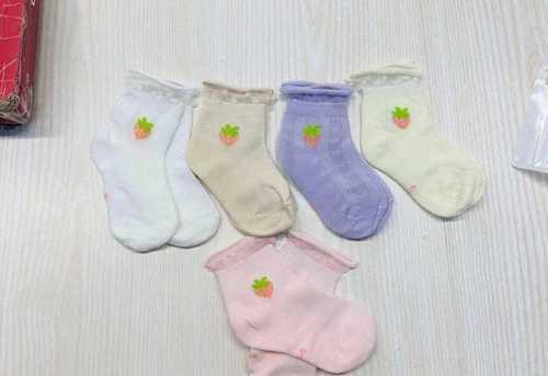 Носки детские для девочки 5 пар