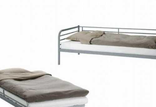 Выкатная кровать с реечным дном Икеа