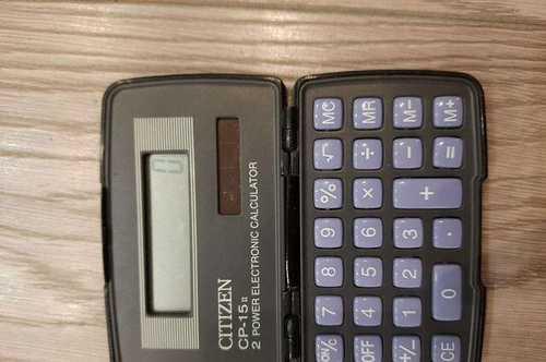 2 калькулятор Citizen и Kenko