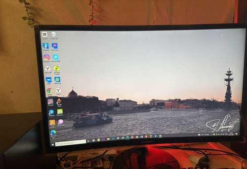 Dell Desktop with Samsung Curved Monitor