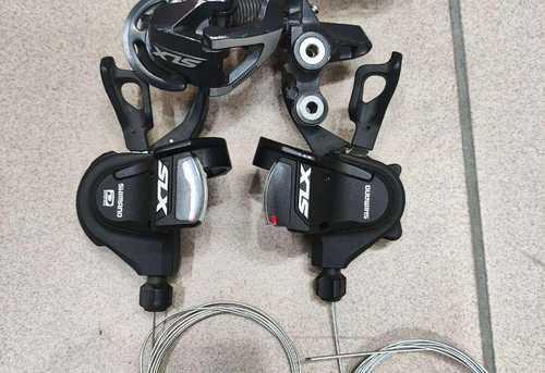 Переключатель и манетки Shimano SLX