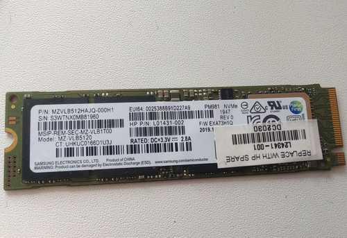 SSD Samsung 970 EVO 512gb M2 Nvme 3500 mb\sec