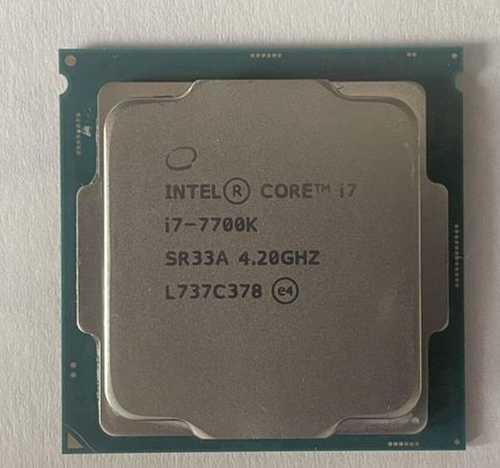 Процессор Intel Core i7 7700k