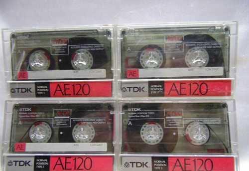 Аудиокассета TDK AE 120. Made in Japan.13