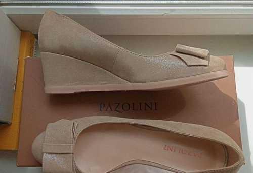 Туфли женские Pazolini 36 размер натуральный велюр