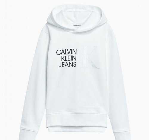 Худи Calvin Klein Girls Organic Cotton Hybrid Logo