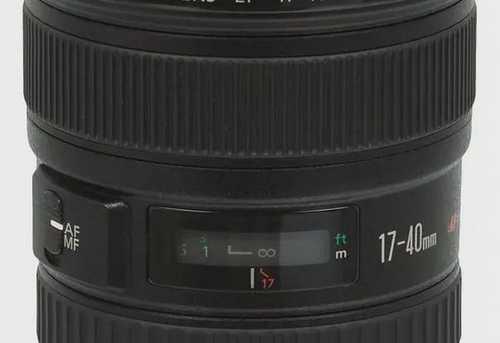 Фотоаппарат Canon EF 17-40mm f/4L USM (Гарантия)