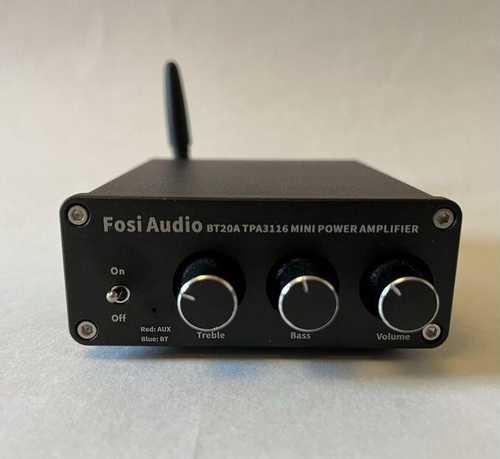 Усилитель Fosi audio BT20A + блок питания