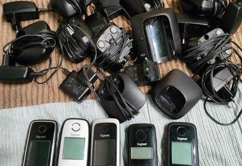 Телефоны,зарядки dect gigaset