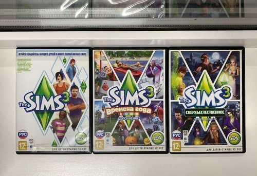 The Sims 3 PC-DVD база и дополнения