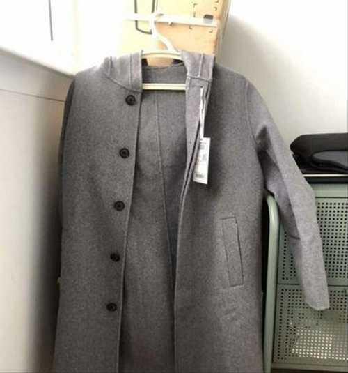 Мужское пальто мантия с капюшоном Jack&Jones