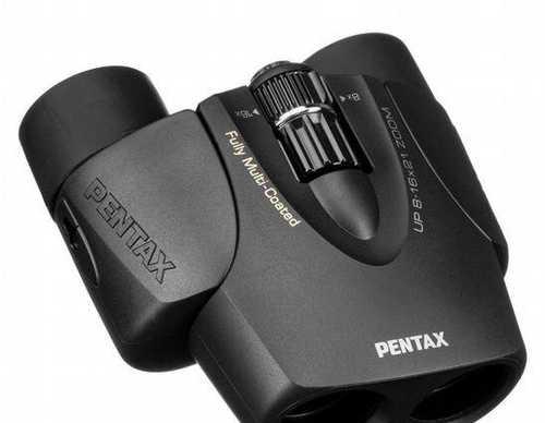 Бинокль Pentax UP 8-16x21, черный