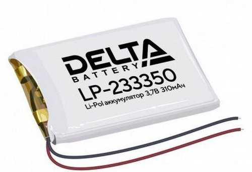 АКБ (310mAh/3.7В) delta LP-233350