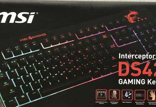 Новая клавиатура MSI Interceptor DS4200 Black USB