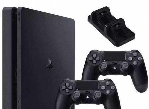 Sony PS 4 Fat 500Гб 2 джойстика + заряд.станция