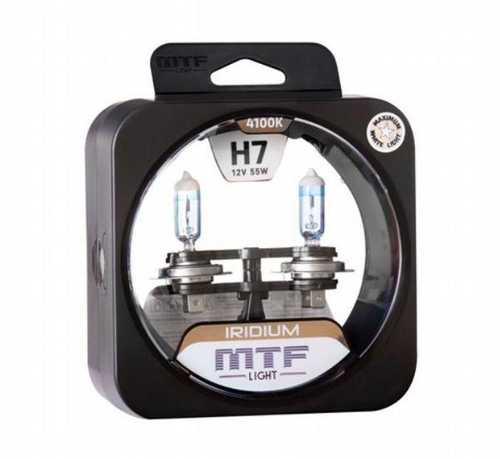 Автолампа MTF H7 12V 55w iridium