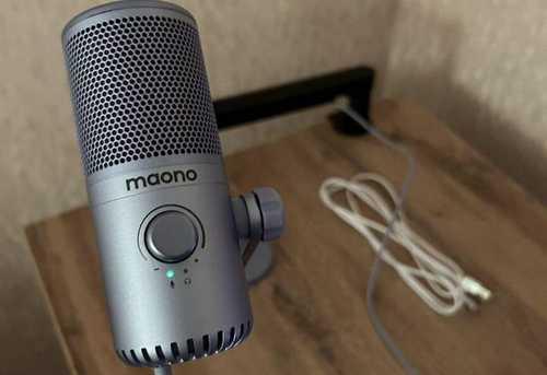 Микрофон Maono DM30 и кронштейн Twist Boom Arm