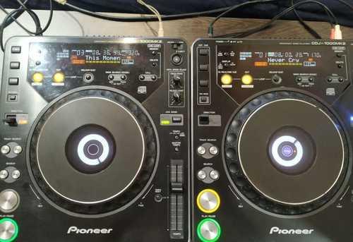 Pioneer CDJ 1000 mk2 2 шт + Behringer DJX 900