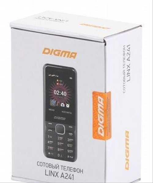 Телефон Digma Linx A241 черный